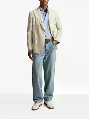 Polo Ralph Lauren Polo Soft Double-breasted Jacket - Neutrals