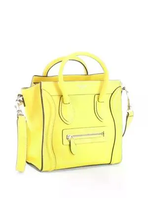 Celine Luggage Bag Grainy Leather Nano Crossbody Bag