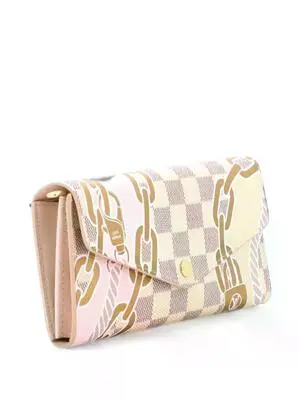 LOUIS VUITTON Sarah Wallet Nm Limited Edition Nautical Damier Small Wallets