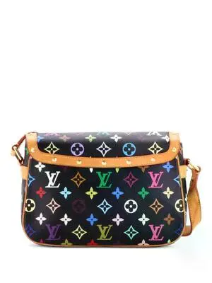LOUIS VUITTON Sologne Handbag Monogram Multicolor Crossbody Bag - Black