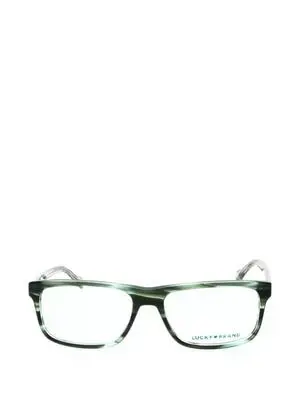 Lucky Brand Rectangle-frame Glasses - Green