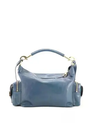 Chloé Camera Leather Medium Shoulder Bag - Blue