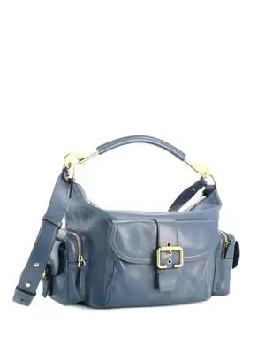 Chloé Camera Leather Medium Shoulder Bag - Blue