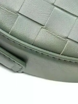 Bottega Veneta 2010s Mini Intrecciato Sunrise Shoulder Bag