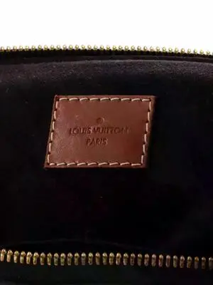 LOUIS VUITTON Pallas Tote Monogram Canvas With Leather Shoulder Bag - Black