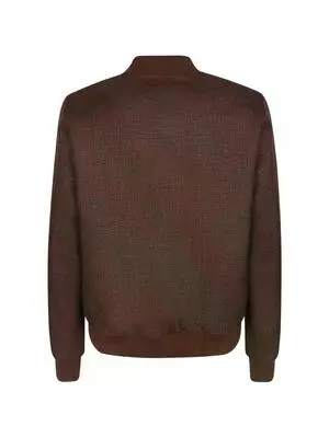 COSTUMEIN Brett Check-pattern Bomber Jacket