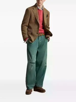 Polo Ralph Lauren Tailored-fit Tick-weave Blazer