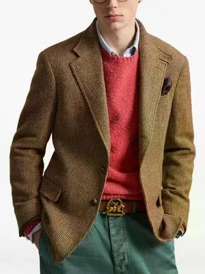 Polo Ralph Lauren Tailored-fit Tick-weave Blazer