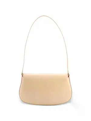 Saint Laurent Voltaire Leather Mini Shoulder Bag - Neutrals