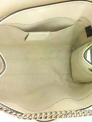 Gucci Emily Chain Flap Guccissima Leather Small Shoulder Bag - White