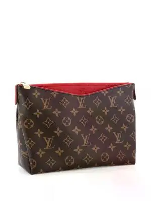 LOUIS VUITTON Pallas Beauty Case Monogram Canvas With Leather Clutch Bag
