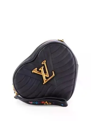 LOUIS VUITTON New Wave Heart Quilted Leather Crossbody Bag