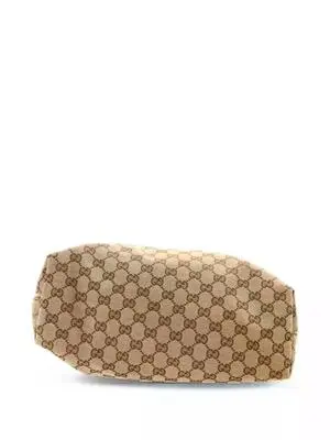Gucci Front Pocket Web Messenger Gg Canvas Medium Crossbody Bag