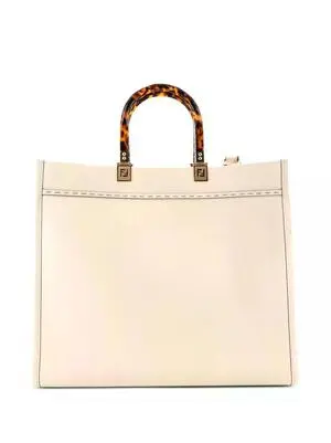 Fendi Sunshine Shopper Leather Medium Tote Bag