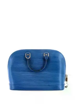 LOUIS VUITTON Vintage Alma Handbag Epi Leather Pm Satchel