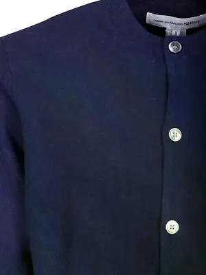 Comme Des Garçons Button-up Wool Cardigan