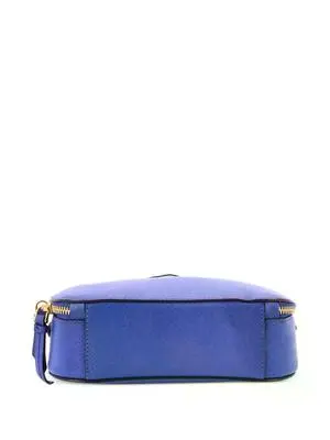 Prada Odette Top Handle Bag Saffiano Leather Small Shoulder Bag - Blue