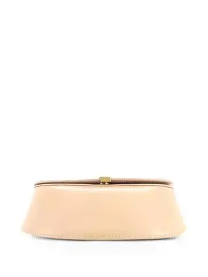 Saint Laurent Voltaire Top Handle Bag Leather Mini Satchel - Neutrals