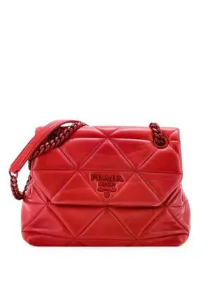 Prada Spectrum Flap Bag Quilted Nappa Leather Small Shoulder Bag