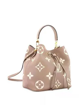 LOUIS VUITTON Neonoe Handbag Bicolor Monogram Empreinte Giant Mm Bucket Bag