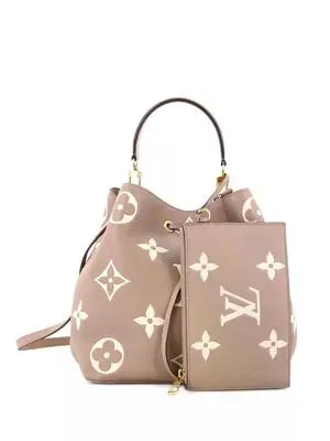 LOUIS VUITTON Neonoe Handbag Bicolor Monogram Empreinte Giant Mm Bucket Bag