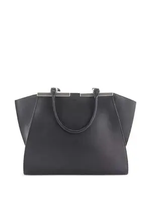 Fendi Petite 3jours Bag Leather Satchel - Black