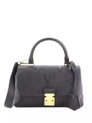 LOUIS VUITTON Madeleine Handbag Monogram Empreinte Giant Bb Satchel - Black