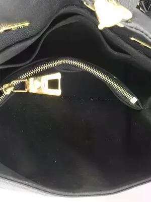 LOUIS VUITTON Madeleine Handbag Monogram Empreinte Giant Bb Satchel - Black
