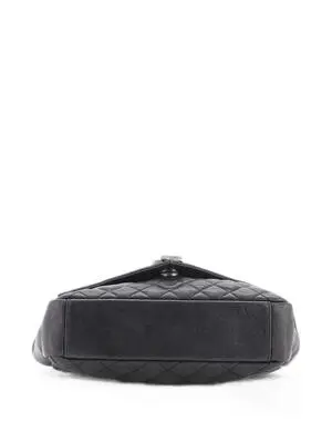 Saint Laurent Classic Monogram Slouchy Envelope Satchel Mixed Matelasse Leather Medium Shoulder Bag
