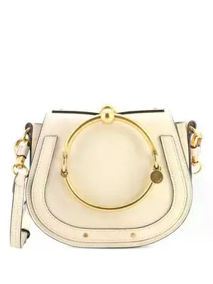Chloé Nile Leather Small Crossbody Bag - Neutrals