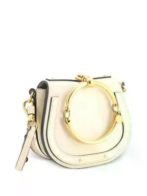 Chloé Nile Leather Small Crossbody Bag - Neutrals