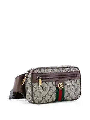 Gucci Ophidia Gg Coated Canvas Medium Belt Bag