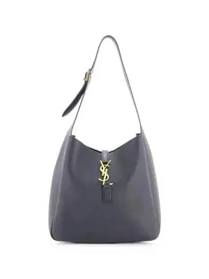 Saint Laurent Le 5 A 7 Supple Leather Small Hobo Bag