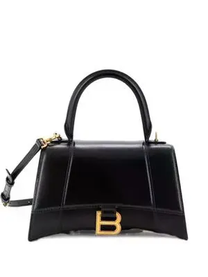 Balenciaga Hourglass Top Handle Bag Leather Small Satchel