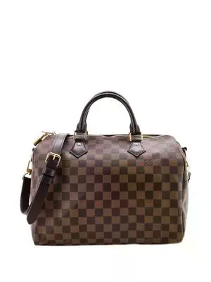 LOUIS VUITTON Speedy Bandouliere Bag Damier 30 Shoulder Bag - Brown
