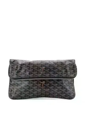 Goyard Saint Marie Coated Canvas Clutch Bag