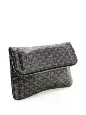 Goyard Saint Marie Coated Canvas Clutch Bag