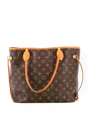 LOUIS VUITTON Neverfull Monogram Canvas Mm Tote Bag - Brown