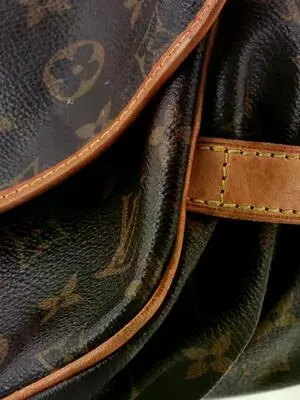 LOUIS VUITTON Saumur Handbag Monogram Canvas 30 Crossbody Bag