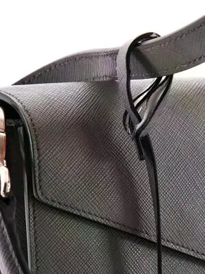 Prada Sound Bag Saffiano Leather Small Clutch Bag