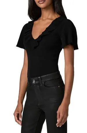 Paige Inaya Ruffle V-neck Top