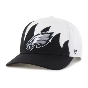 '47 Philadelphia Eagles Jagged Hitch Adjustable Hat - Metallic Silver