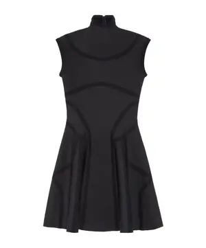 Alexander McQueen Anatomical Lines Knit Mini Dress