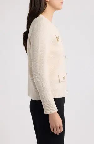 Anne Klein Glitz Sequin Cardigan