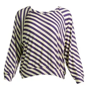 KRISTINIT Stripe Jersey Riviera Top