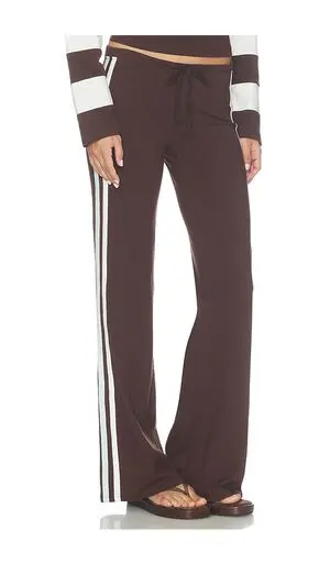 TIGER MIST Collins Track Pant In Chocolate