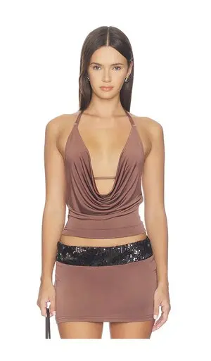 TIGER MIST Thara Top - Chocolate