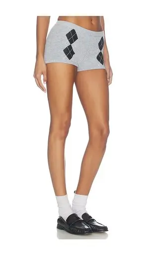 LOVERS AND FRIENDS Gisselle Argyle Short In Grey