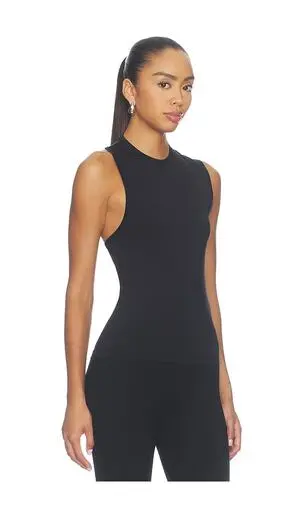 Helmut Lang Asym Cutout Tank - Black