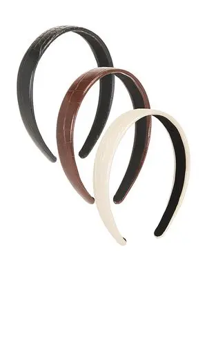 FRASIER STERLING Croc Headband Set